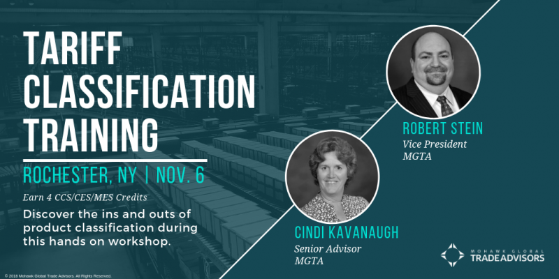 Tariff-Classification-Training-ROC-Twitter - Mohawk Global