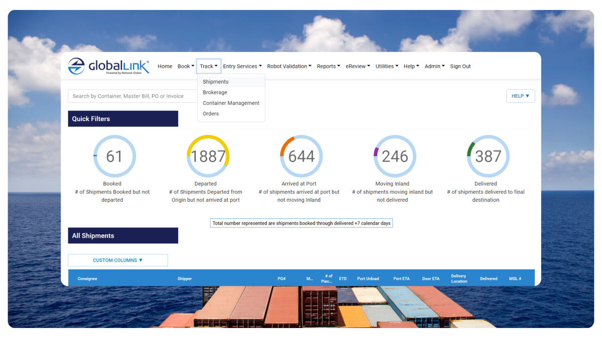 Track Your Shipments with Global Link - Mohawk Global
